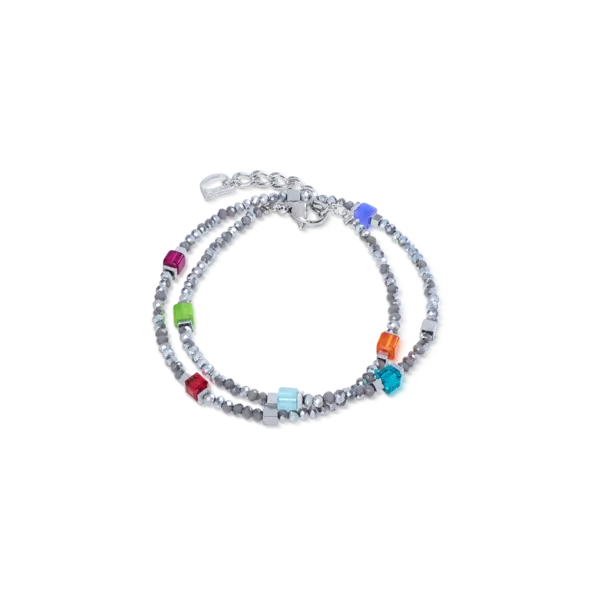 COEUR DE LION Joyful Colours Flex Bracelet - Multicolor-silver