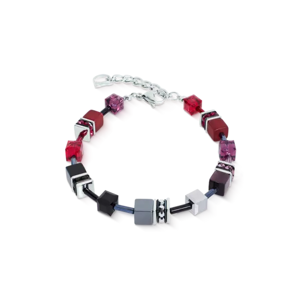 COEUR DE LION Geocube® Iconic Bracelet - Red-black