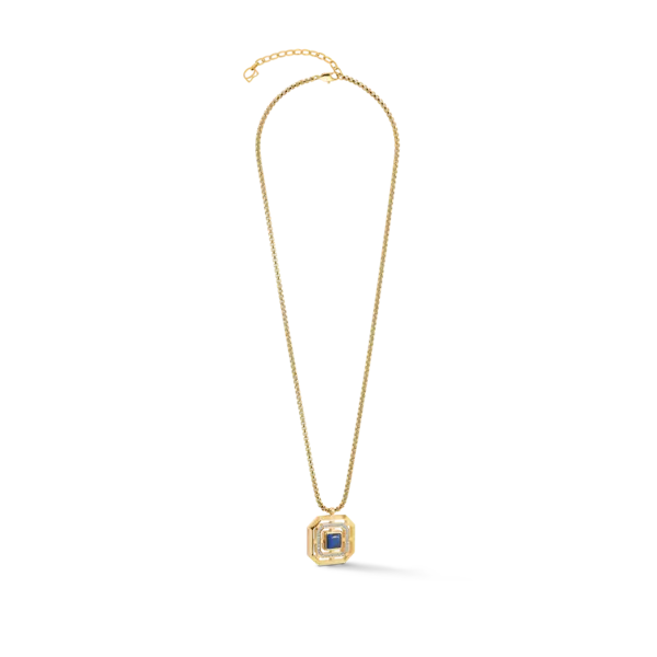 COEUR DE LION Necklace Amulet Icon Frame Pure - Lapis Gold