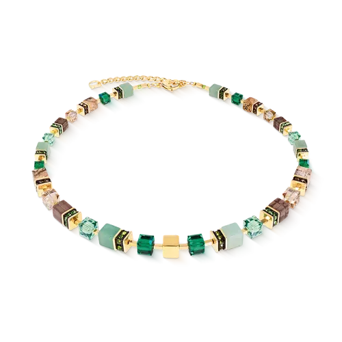 COEUR DE LION Geocube® Precious Statement Necklace - Emerald Garden