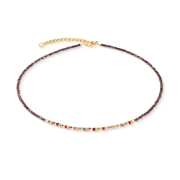 COEUR DE LION Necklace Golden Whisper - Brown-red