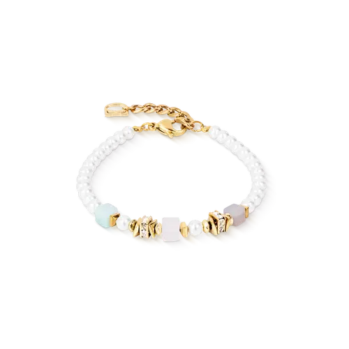 COEUR DE LION Beads & Pearls Spike Bracelet - Multicolor Pastel