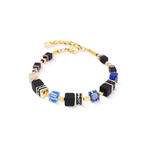COEUR DE LION Geocube® Precious Classic Bracelet - Black-blue