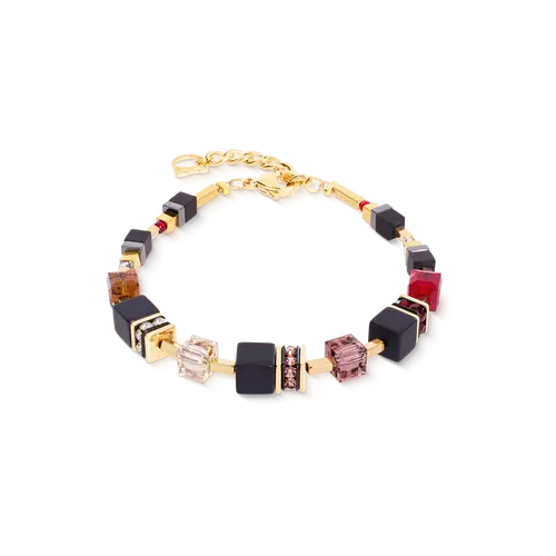 COEUR DE LION Geocube® Precious Classic Bracelet - Black-red