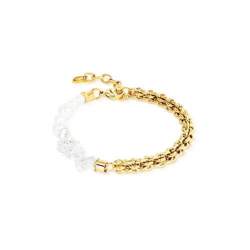 COEUR DE LION Bracelet Dancing Crystals Fusion - White-gold