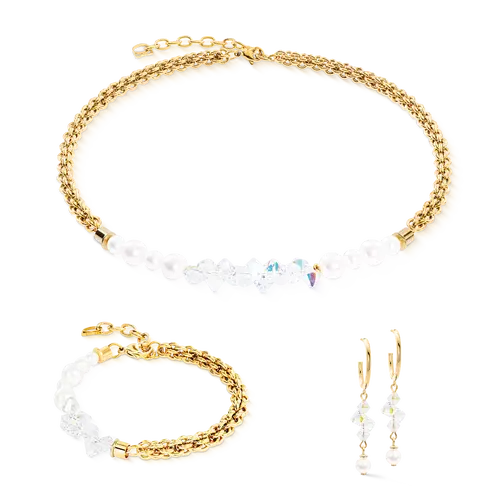 COEUR DE LION Bracelet Dancing Crystals Fusion - White-gold
