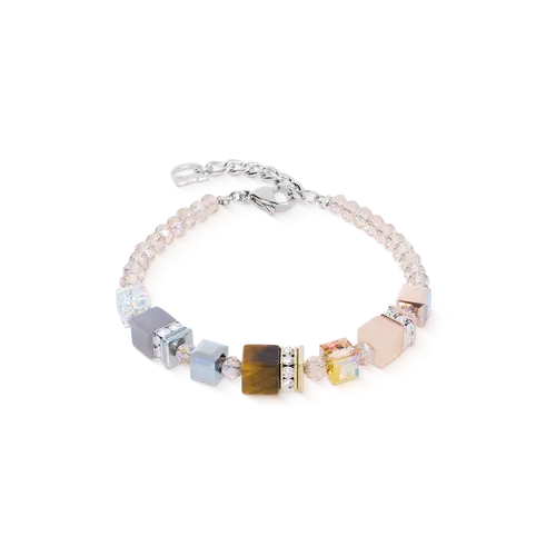 COEUR DE LION Geocube® Precious Nature Bracelet Tricolor - Beige