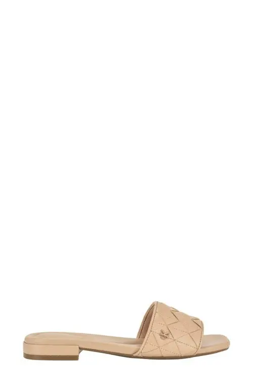 Calvin Klein Theona Slide Sandal - Light Natural