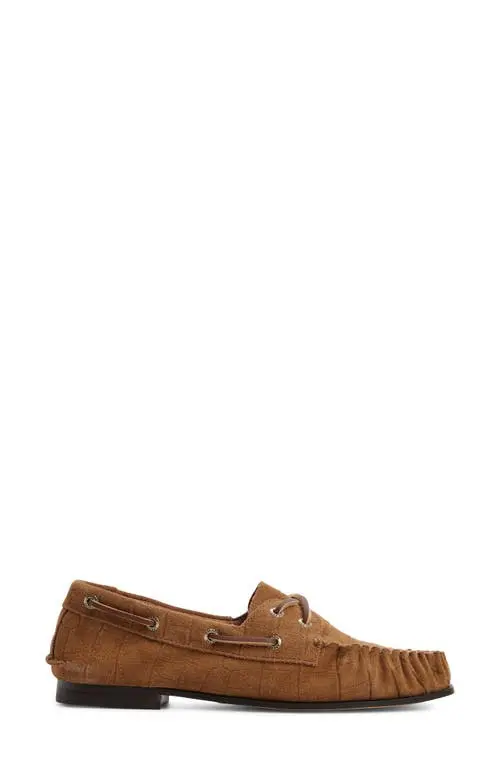 Sperry Sammi Leather Boat Shoe - Walnut