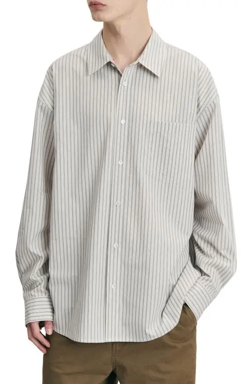 DUNST Informal Stripe Button-up Shirt