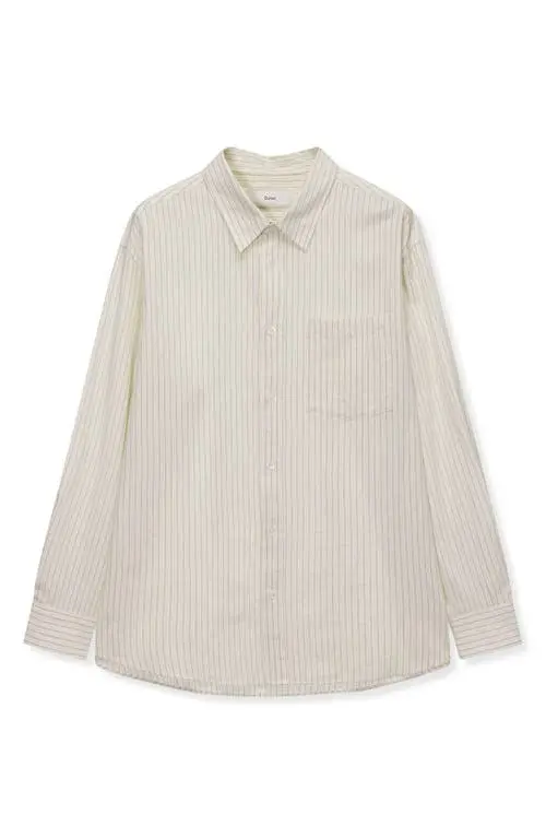 DUNST Informal Stripe Button-up Shirt
