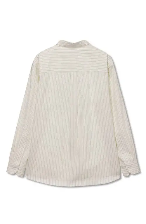 DUNST Informal Stripe Button-up Shirt