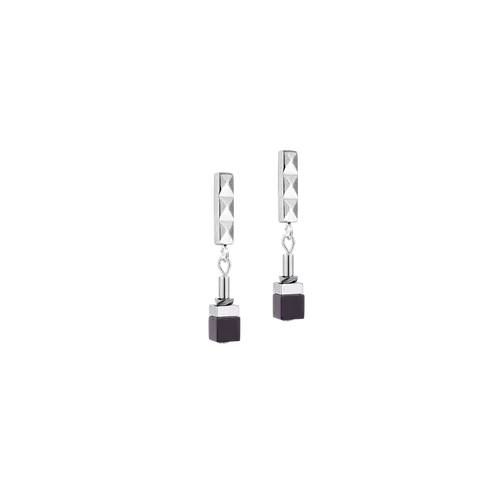 COEUR DE LION Cube Eclipse Stud Earrings