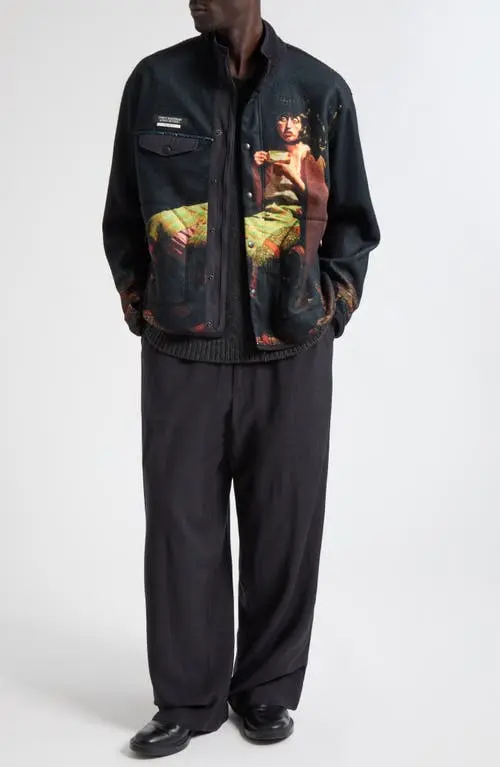 Undercover Cindy Sherman Graphic Fleece Blouson Jacket