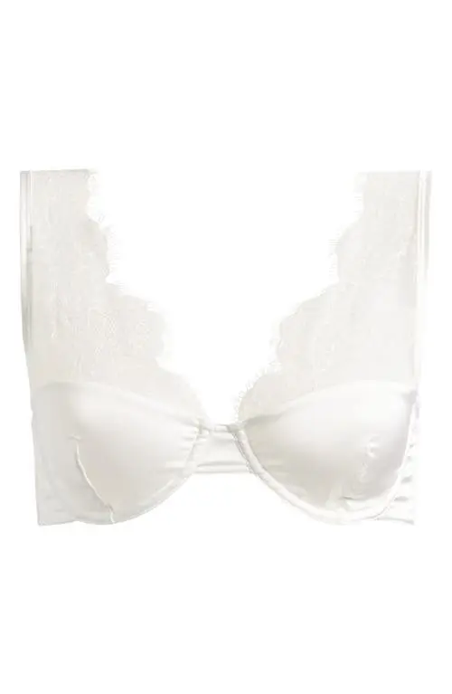 KAT THE LABEL Milly Lace Underwire Bra - Ivory