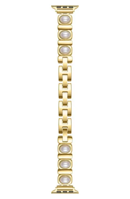 POSH TECH Gaia Imitation Link Watchband - Pearl