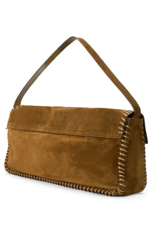 Staud Harlow Leather Messenger Bag