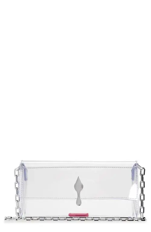 CHRISTIAN LOUBOUTIN Bettina Mini Clear Crossbody Bag - S082 Transparent/silver