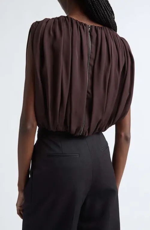 HEIRLOME Penny Silk Top - Ganache