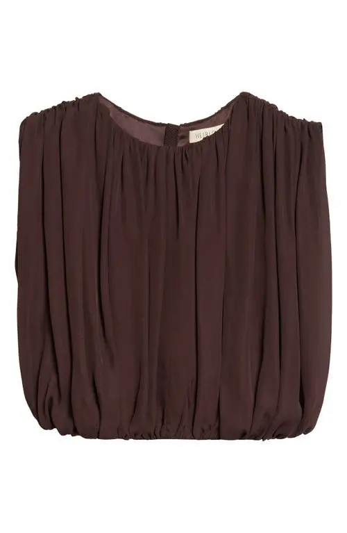 HEIRLOME Penny Silk Top - Ganache