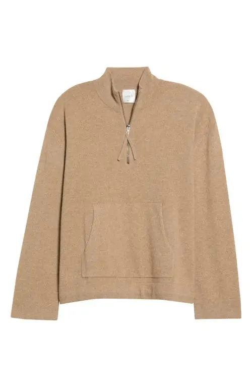 LESET Jesse Half-zip Wool Sweater - Dune