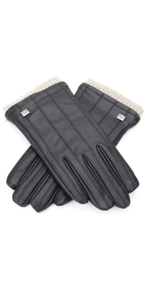 GALLERY SEVEN Touchscreen Lined Winter Gloves - Midnight