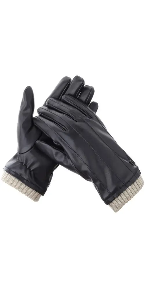 GALLERY SEVEN Touchscreen Lined Winter Gloves - Midnight