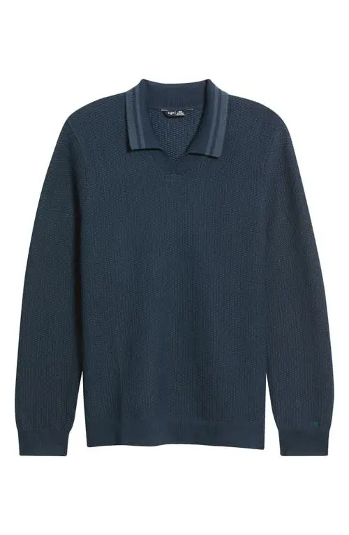 RHONE Back Nine Knit Polo - True Navy