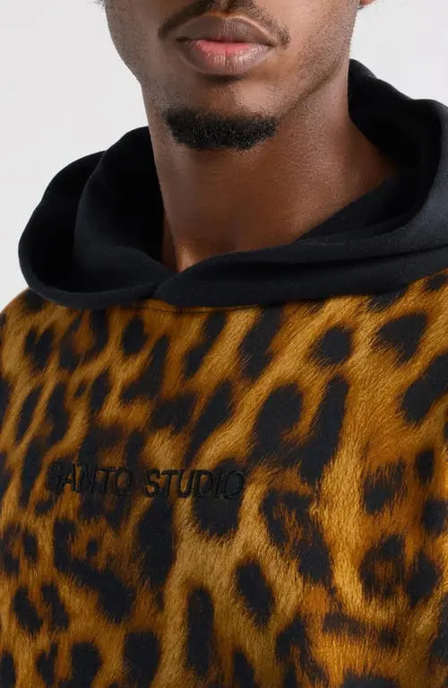 SANTO STUDIO Team Graphic Hoodie - Cheetah Fade