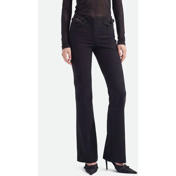 NOCTURNE Accessory Detail Flare Trousers
