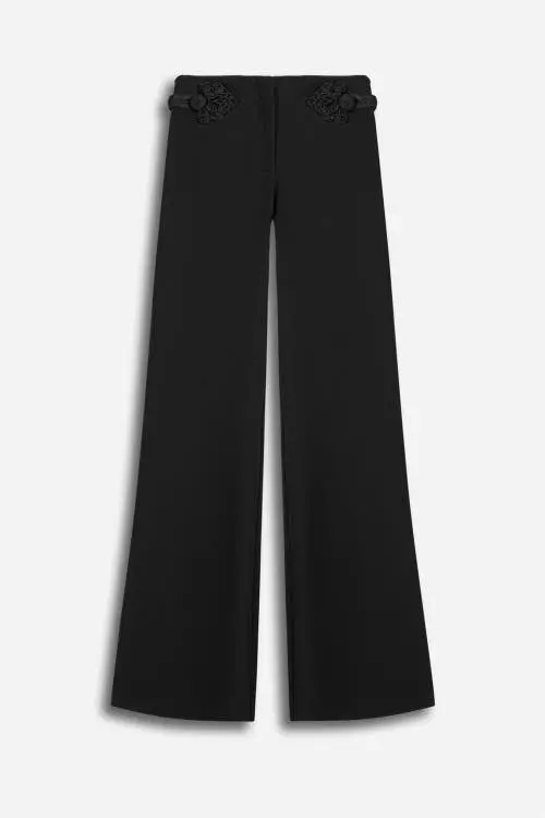 NOCTURNE Accessory Detail Flare Trousers
