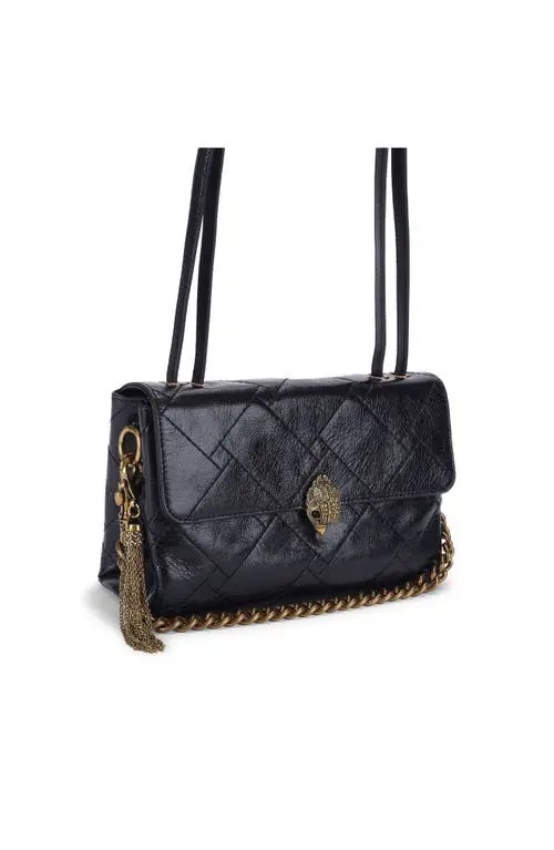 Kurt Geiger Celia Leather Flap Shoulder Bag