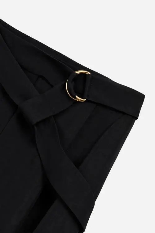 NOCTURNE Belted Harem Trousers
