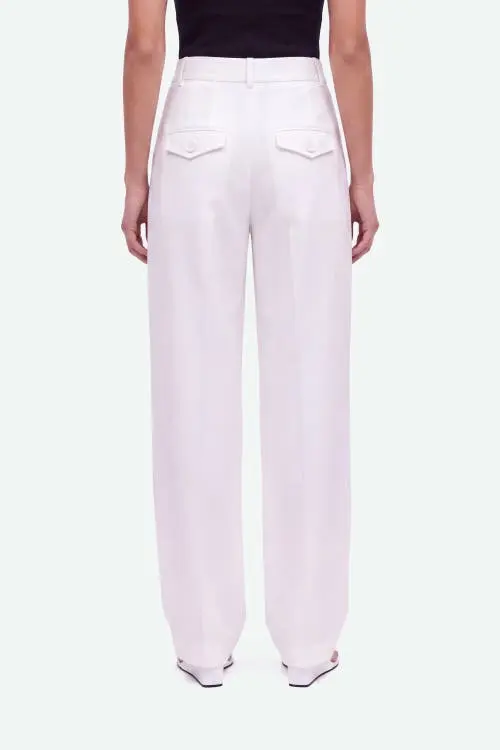 NOCTURNE Double Pleat Wide Leg Trousers