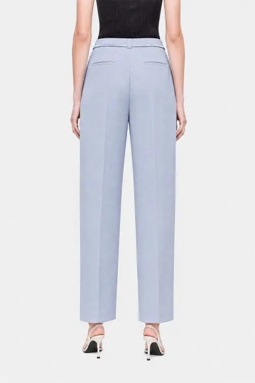 NOCTURNE Belt Detail Double Pleat Trousers