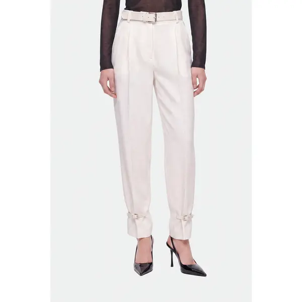 NOCTURNE Belt Detail Trousers