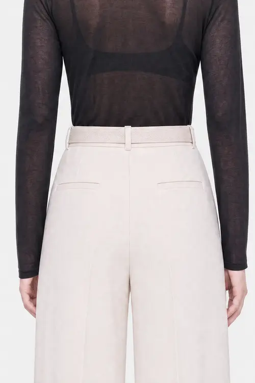 NOCTURNE Belt Detail Trousers