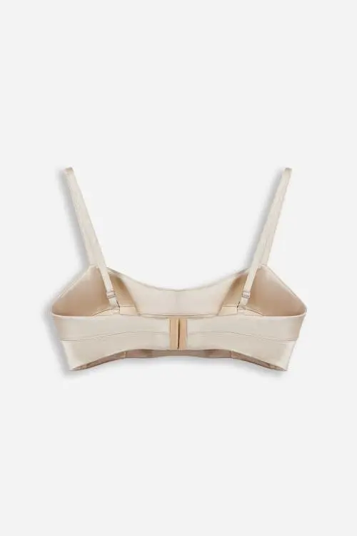 NOCTURNE String Strap Crop Top - Beige