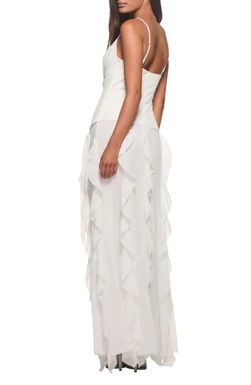 I.AM.GIA Marlette 2.0 Lace-up Ruffled Maxi Dress