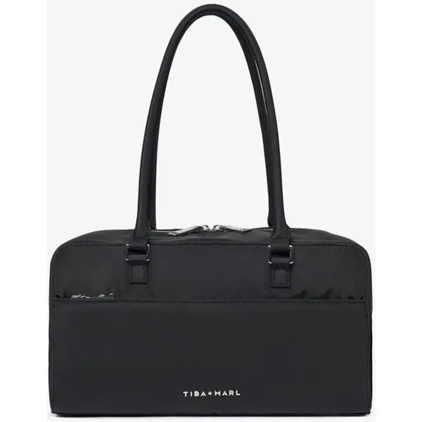 TIBA + MARL Riley Compact East-west Changing Bag Woven - Black
