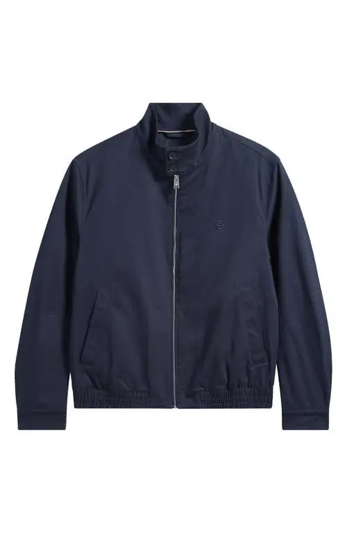 BOSS H-coiner Cotton Blend Bomber Jacket