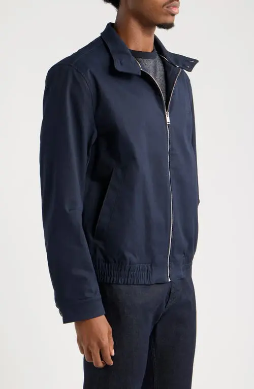 BOSS H-coiner Cotton Blend Bomber Jacket
