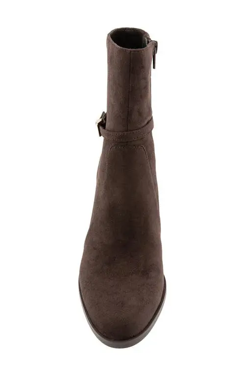 Bcbgmaxazria Wymer Block Heel Bootie - Dark Brown
