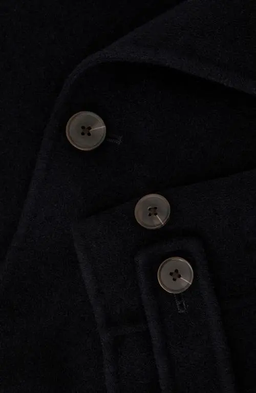 REISS Selation Wool Blend Belted Overcoat
