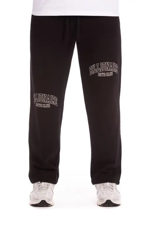 BILLIONAIRE BOYS CLUB Triple B Cotton Fleece Sweatpants - Black