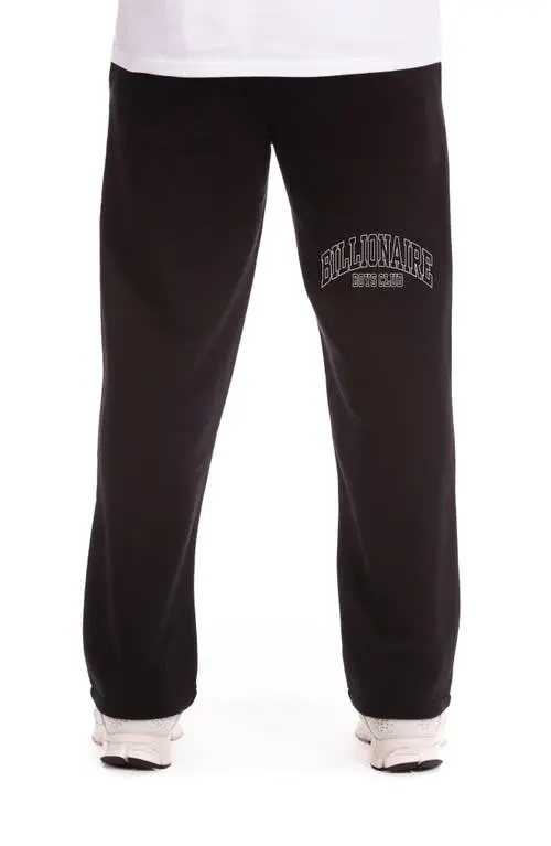 BILLIONAIRE BOYS CLUB Triple B Cotton Fleece Sweatpants - Black