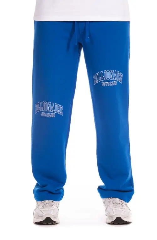 BILLIONAIRE BOYS CLUB Triple B Cotton Fleece Sweatpants - Lapis Blue