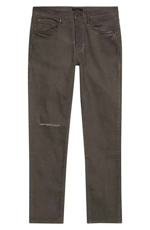 PURPLE BRAND Overdye Destroy Straight Leg Jeans