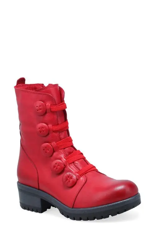 Miz Mooz Didi Leather Boot - Red