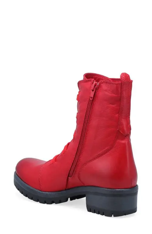 Miz Mooz Didi Leather Boot - Red